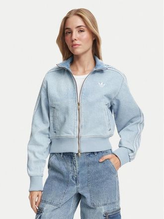 adidas Jeansjacke Firebird KQ6492 Blau Slim Fit