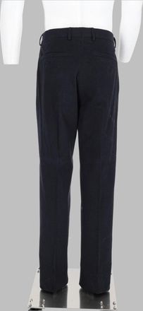 Ermenegildo Zegna Cotton Cashmere Trousers - Black