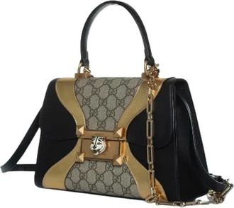 Gucci Pre-owned Toile sacs-gucci - Femme - Pre-owned - Noir - Taille: ONE Size