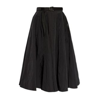 Moncler Ausgestellter Rock - - Skirts - Damen - Schwarzk - S