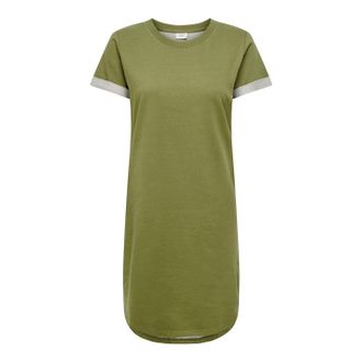 Jacqueline de Yong Damen JDYIVY S/S Dress JRS NOOS L&auml;ssiges Kleid, Martini Olive, XS