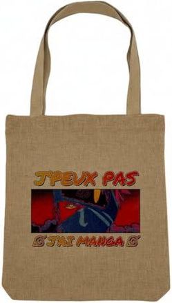 Fabulous Sac Shopping Tote Bag Aspect Lin - Jpeux Pas Jai Manga Anime Otaku Manga Fanart - Sac de Courses Toile Epaisse 360g Beige Naturel Cabas Port&eacute; Epaule S