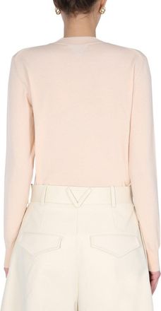 Bottega Veneta Cashmere Blend Crew Neck Sweater - Pink