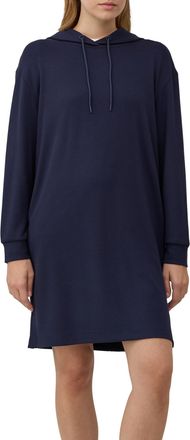 s.Oliver Scuba-Kleid mit Eingrifftaschen und Kapuze