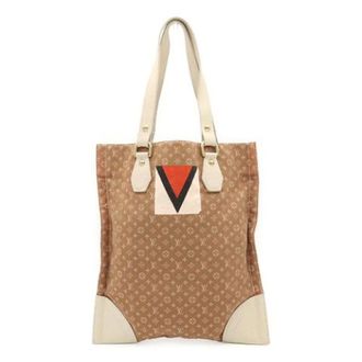 Louis Vuitton Pre-owned Monogram Mini Lin 2way Shoulder Bag - Femme - Pre-owned - Brun - Taille: ONE Size