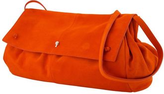 Staud Cy Leather Shoulder Bag - Red