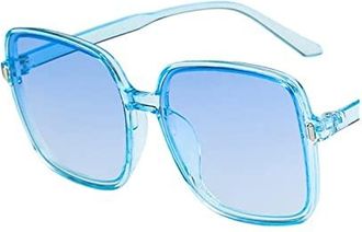 Generic Lunettes de soleil carrées rétro pour femme, mode Street Shot Outdoor (couleur : C, taille : 1) 2026, C, Taille unique