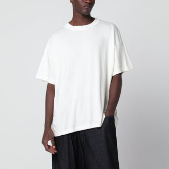 Fear of God Elfenbeinfarbenes Essentials T-Shirt aus Tri-Blend-Jersey
