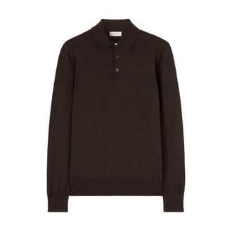 Agnona Strick-Polo - - Tops - Herren - Braun - M