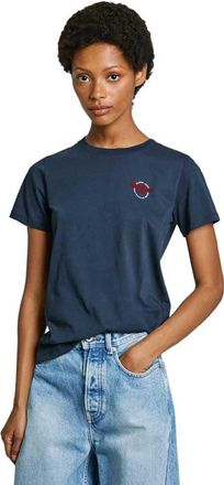 Pepe Jeans London Damen Gabriela T-Shirt, Blau (Dulwich Blue), XL