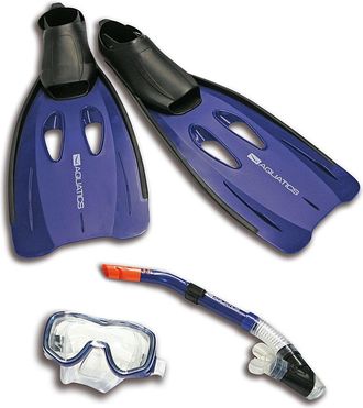 Aqua Sphere Aquatics Erwachsene Tauchset Diving Set Karibik, Blau, 42/43, 49056