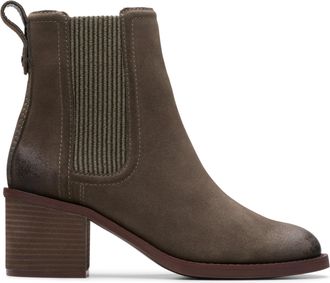 Clarks Damen Chamberly Top Chelsea-Stiefel, Mole Grey SDE, 38.5 EU