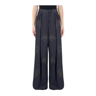 Liu Jo Pant.ts Ampio Ricamato - - Trousers - Damen - Grau - S
