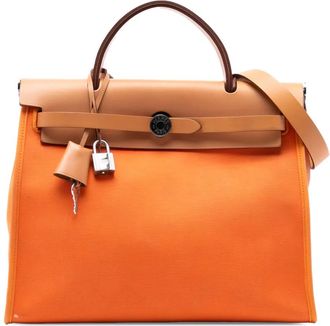 Herm&egrave;s 2013 Toile Herbag Zip 31 satchel - Braun