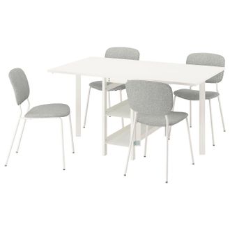 IKEA VIHALS / VIHALS Tisch und 4 St&uuml;hle