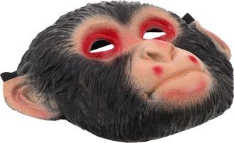 Soimiss Realistische Affenmaske aus Weichem Pu-Schaum Verstellbar und Langlebig f&uuml;r Halloween Karneval und Tier-Cosplay Atmungsaktiv und Leicht Perfektes Part