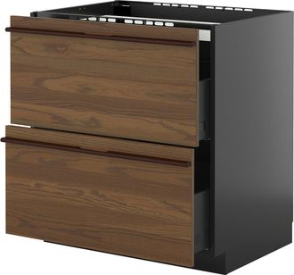 IKEA METOD / KNIVSHULT Unterschr.f. Kochf./2 Fronten/2Sch