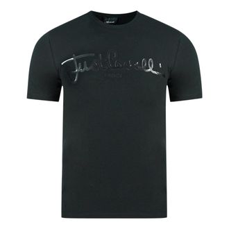 Just Cavalli Logo Signature Schwarzes T-Shirt