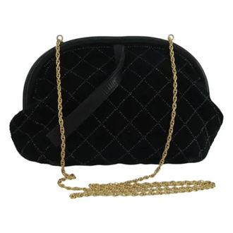 Bally Pre-owned Stoff schultertasche - - Pre-owned - Damen - Schwarzk - ONE SIZE