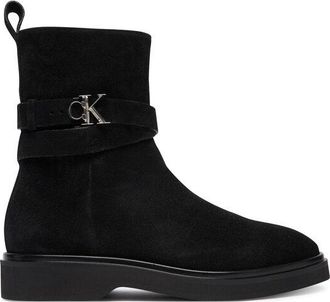 Calvin Klein Stiefeletten Ankle Boot W/ Metal Logo Sue HW0HW02664 Schwarz
