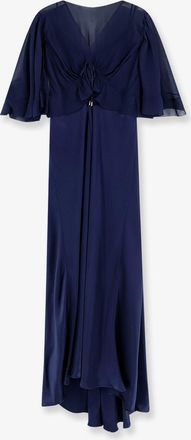 Alberta Ferretti Satin long dress - ALBERTA FERRETTI - gender_Woman