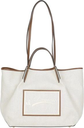 Lanvin Femme, Sacs, Blanc, Taille: ONE Size Sac cabas &agrave; panneaux