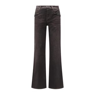 Gucci Schlaghose aus Baumwoll-Denim mit Horsebit-Detail - - Jeans - Herren - Braun - W32