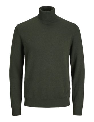 Jack & Jones Male Rollkragenpullover Einfarbig Rollkragenpullover