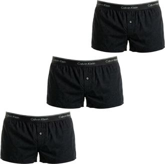 Calvin Klein Homme, Sous-v&ecirc;tements, Noir, Taille: XL Cotton Classics Boxer Mi-Haut Lot de 3