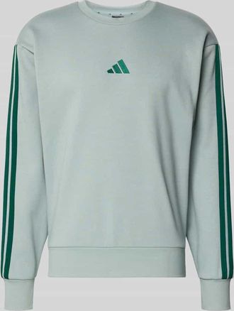 adidas Sweatshirt mit Rundhalsausschnitt und Logo