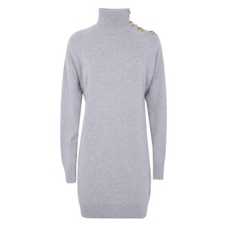 Balmain Eco Cashmere Kurzes Kleid - - Dresses - Damen - Grau - M
