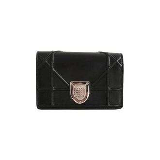 Dior Pochette en cuir noire