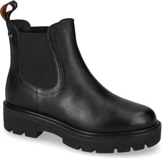 Valleverde Bottines Femme Valleverde36160 Cuir Noir ou Noir Chaussures Casual, Noir, 38 EU