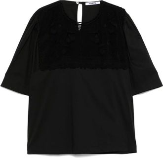 Vivetta Vivetta, Femme, Tops, Noir, Taille: 38 FR T-Chemises