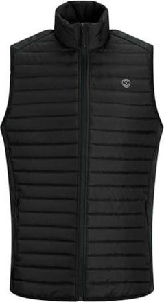 Jack & Jones JACK&JONES PLUS JJEMULTI Bodywarmer Collar PS Collier Gilet, Black, 2XL pour des Hommes