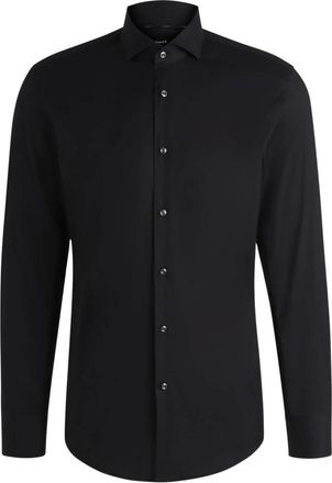 HUGO BOSS Homme, Chemises, Noir, Taille: 3XL Slim Fit Col &Agrave; Revers Chemise Noire