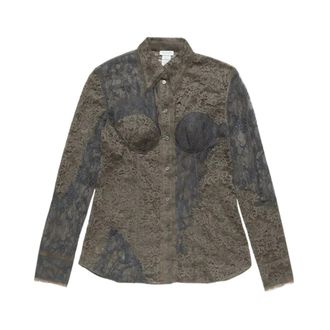 Acne Studios Damen, Blusen & Hemden, Grau, SGr&ouml;&szlig;e
