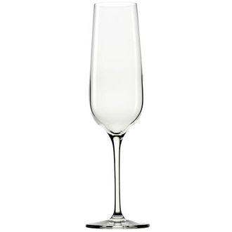 Stölzle Sektglas Grandezza - Sektgläser Set 6-teilig - Hochwertige aus Kristallglas - Aperitif Gläser - Prosecco - Champagner - Sektflöten Glas, 1400007, Tran