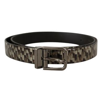 Dolce & Gabbana Homme, Accessoires, Brun, Taille: 90 CM Magnifique ceinture