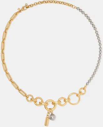 Kate Spade New York Kate Spade Geo Pop Statement Halskette f&uuml;r Frauen in Gold Silber