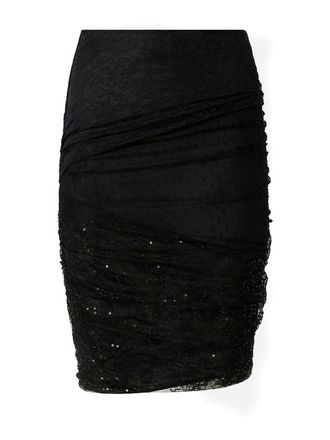 Pinko Jupe Midi - Noir