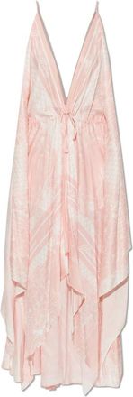 Balmain Femme, Robes, Rose, Taille: 36 FR Asymmetrical Spaghetti Strap Dress