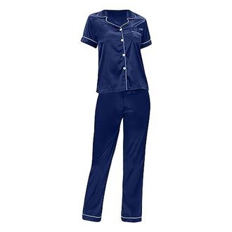 Generic Surv&ecirc;tement en velours pour femme - Motif coeur - Grande taille - Galentines - Manches longues - Noeud - V&ecirc;tements de d&eacute;tente dhiver pour la salle de 