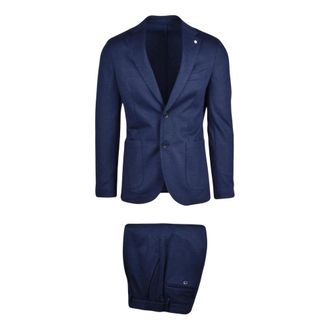 L.B.M. 1911 Taillierter Anzug - - Suits - Herren - Blau - M