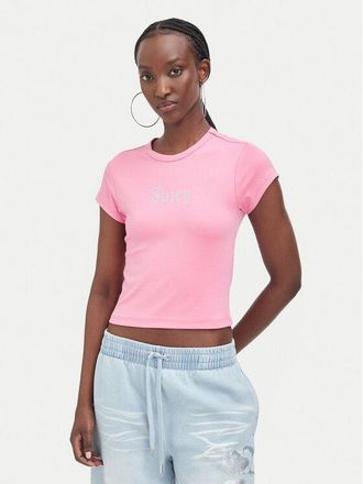 Juicy Couture T-Shirt JCWCT226326 Rosa Slim Fit