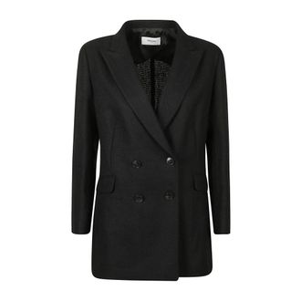 Saulina Milano Anita Blazer - - Jackets - Damen - Schwarzk - L
