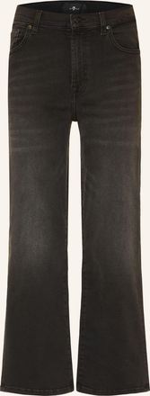7 For All Mankind Jeans Cropped Alexa Straight Fit schwarz