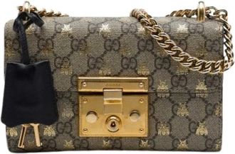 Gucci Sac bandouli&egrave;re Padlock Pre-owned - Femme - Pre-owned - Beige - Taille: ONE Size