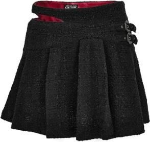 Versace Jeans Couture Femme, Jupes, Noir, Taille: 34 FR Tweed Skirt