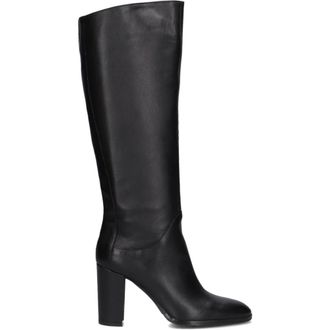 Lina Locchi Elegante Schwarze Lederstiefel AR 140 - - Shoes - Damen - Schwarzk - 36 EU